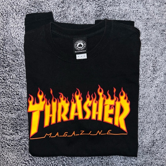 Thrasher | Shirts | Thrasher Magazine Logo T Shirt | Poshmark